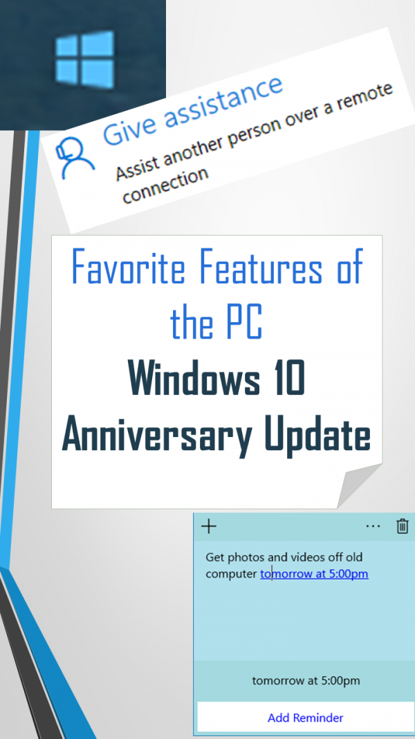 Favorite Features of the PC Windows 10 Anniversary Update - Keep it ...