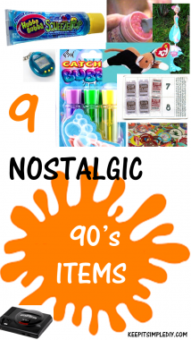 9 Nostalgic 90's Items - Keep it Simple, DIY