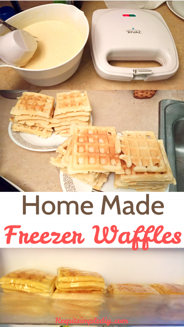 Home Made Freezer Waffles - Keep it Simple, DIY