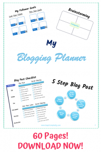 NEW 60 PAGE BLOGGING PLANNER FOR ANYTIME! - Keep it Simple, DIY