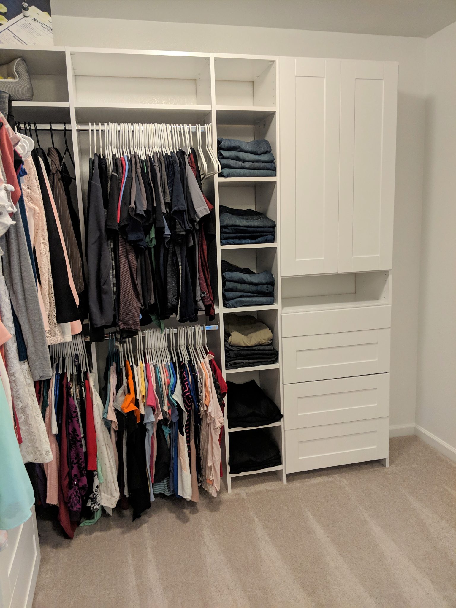 Amazing Walk In Closet Transformation - Keep it Simple, DIY