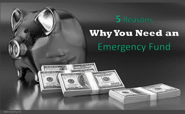 5 Reasons Why You Need an Emergency Fund